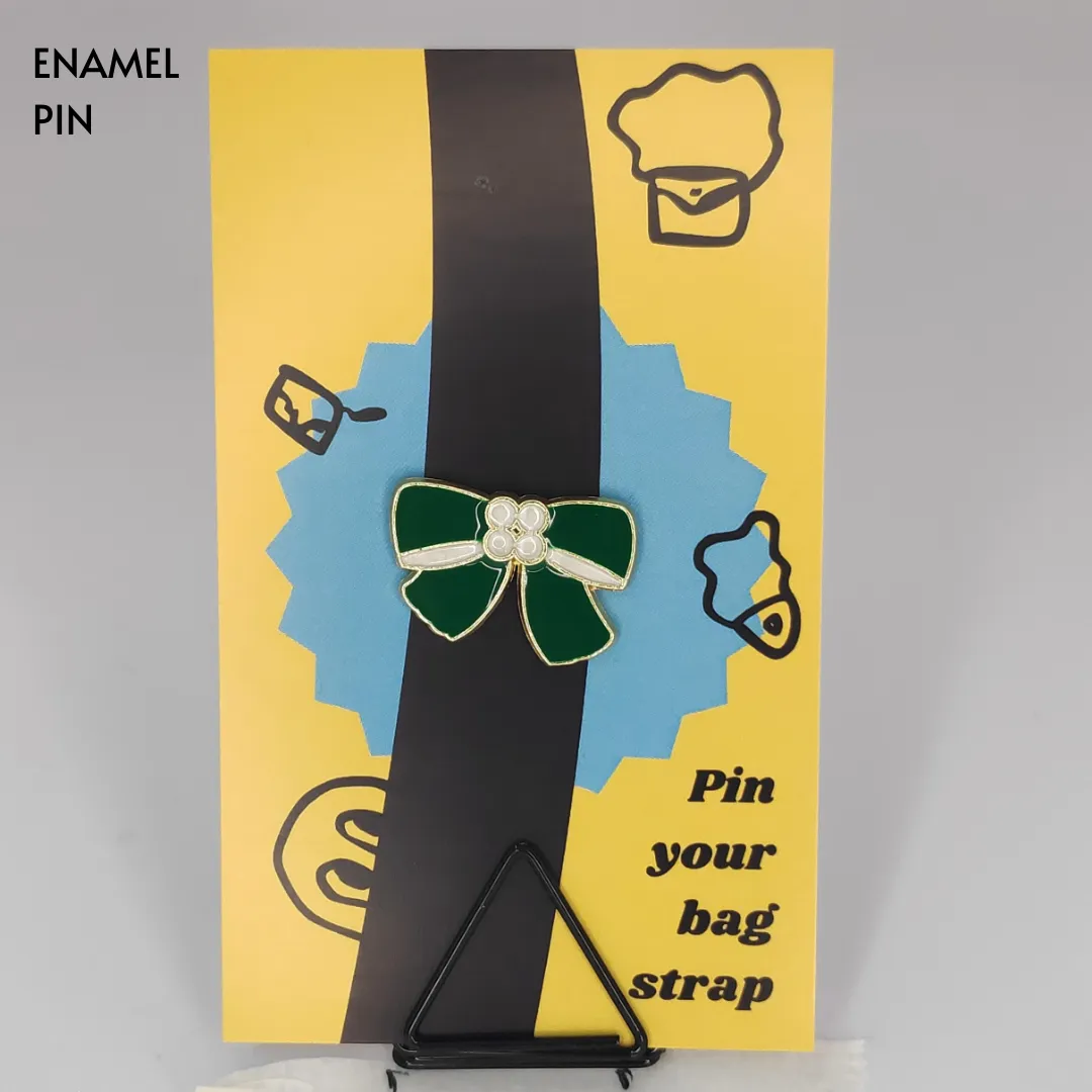 Green Ribbon Enamel Pin | [New] Aleaf Apparel Store